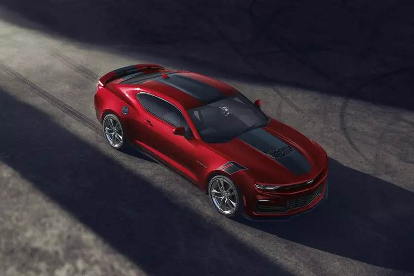 2019-2022 Chevrolet Camaro Coupe ovenfra