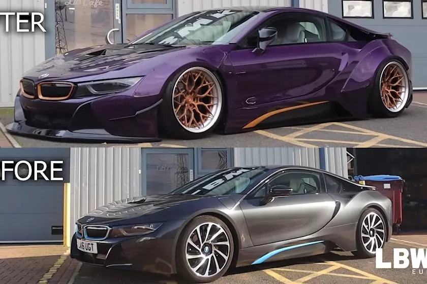 Pažiūrėkite, ką Liberty Walk padarė su BMW i8 24436_10