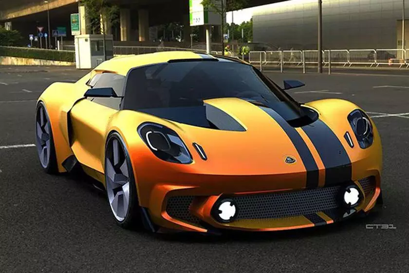 2020 m. „Lotus Elise Render“ išlieka ištikimas savo šaknims