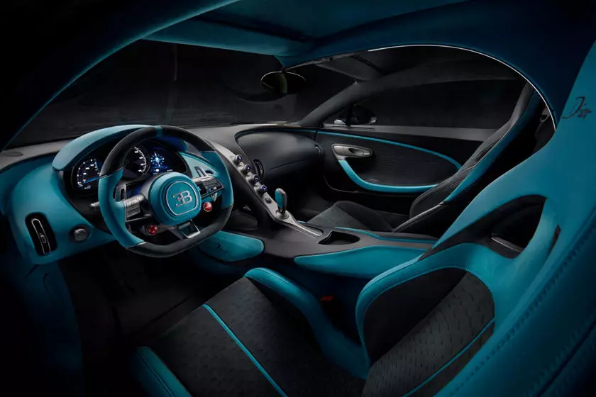 2018 Bugatti Divo İç Mekan Sürücü Alanı