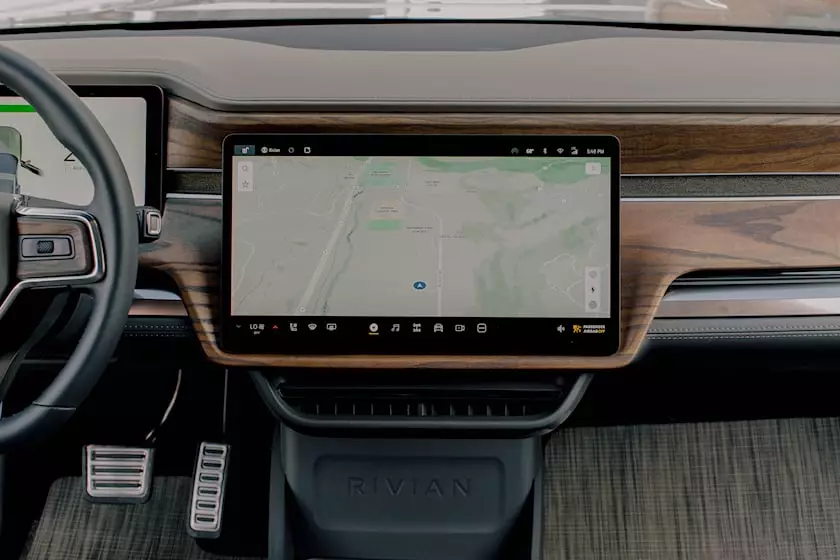 2022 Rivian R1T Truck Central Control Panel