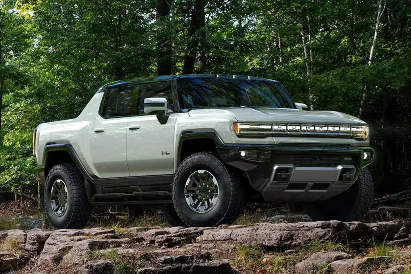 2022 GMC Hummer Vooraanzicht: