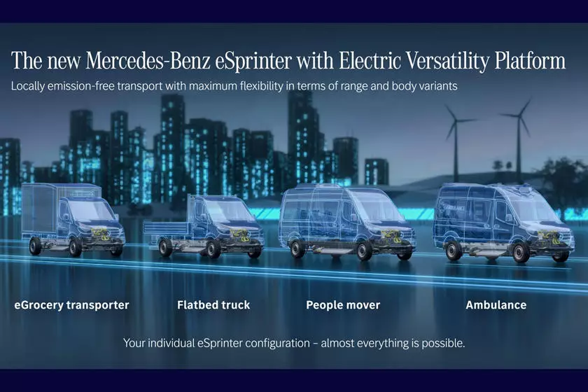 Mercedes, Elektrikli eSprinter Van'ın Amerika'ya Geldiğini Doğruladı 25152_1