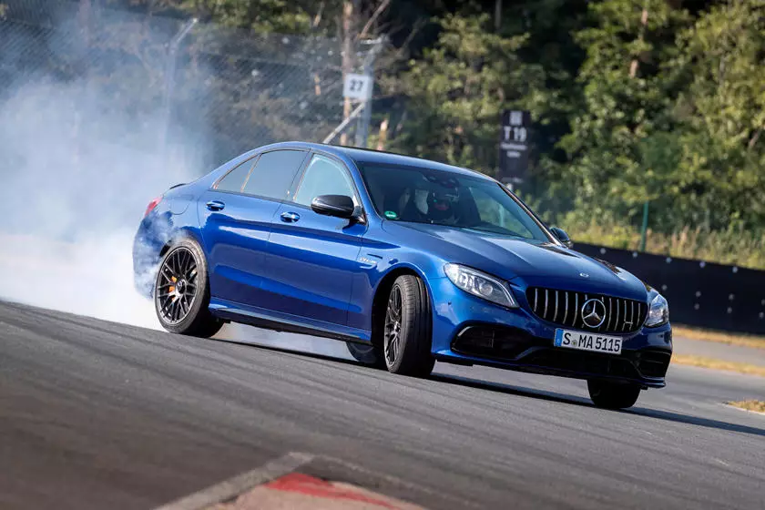 2019-2021 Mercedes-AMG C63 Sedan Burnout