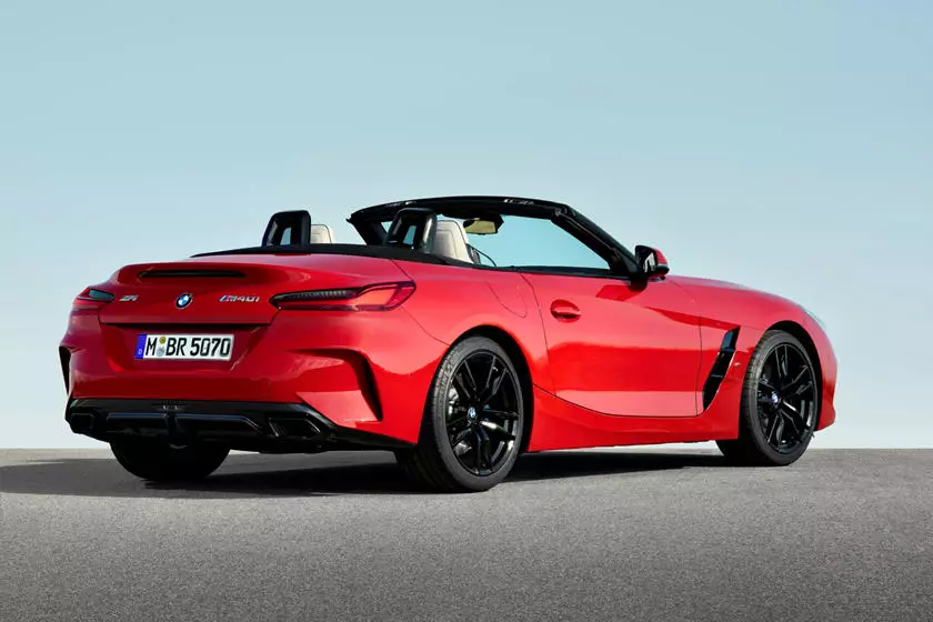 Vedere din spate BMW Z4 Roadster 2019-2021