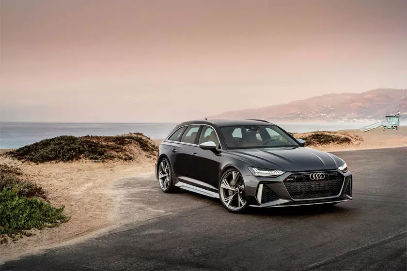 2021 Audi RS6 Golwg Ongl Flaen