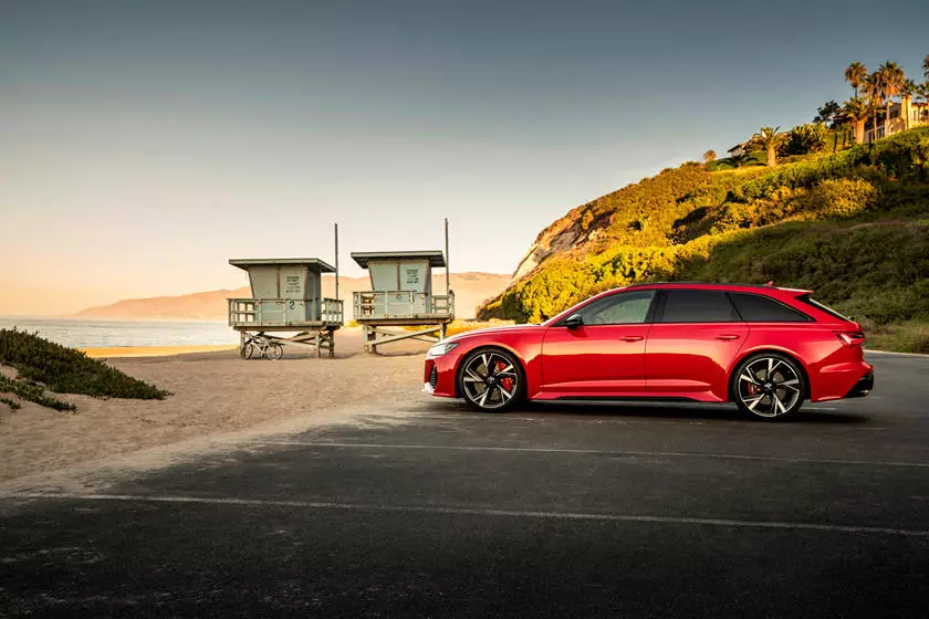 2021 Audi RS6 Gweledigaeth Ochr