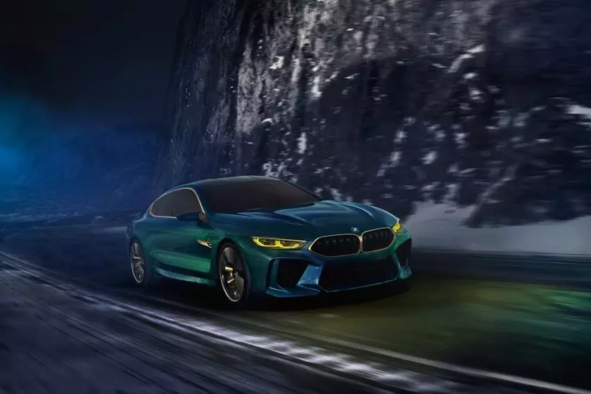 BMW با طرح مفهومی سبز M8 Gran Coupe ما را حسادت می کند 25406_13