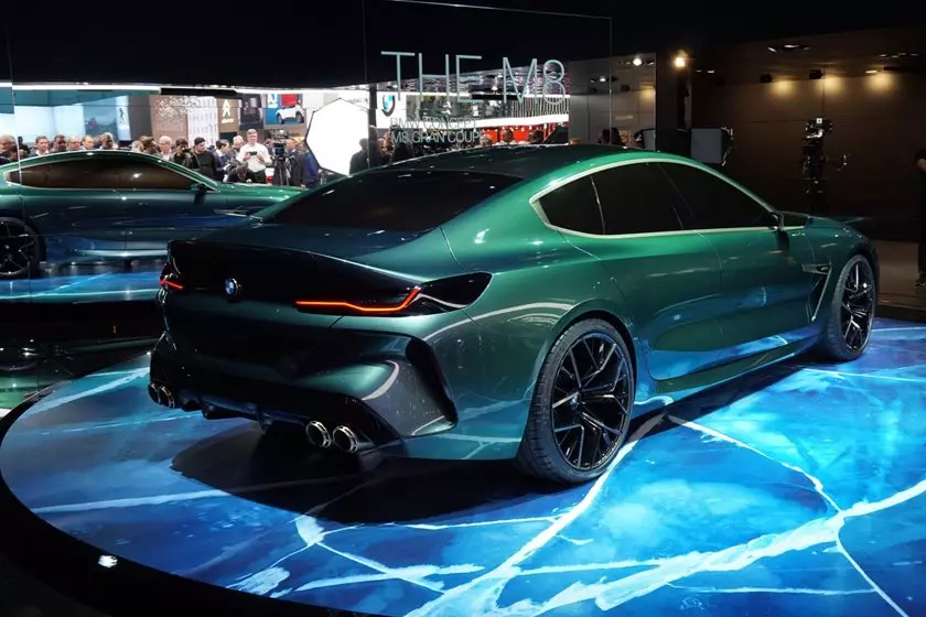 BMW သည် Green Concept M8 Gran Coupe ဖြင့် ကျွန်တော်တို့ကို မနာလိုဖြစ်စေသည်။ 25406_3