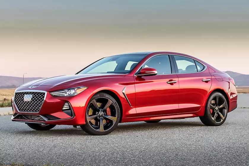 2019 - 2020 Genesis G70 Алдыңғы бұрыштық көрініс