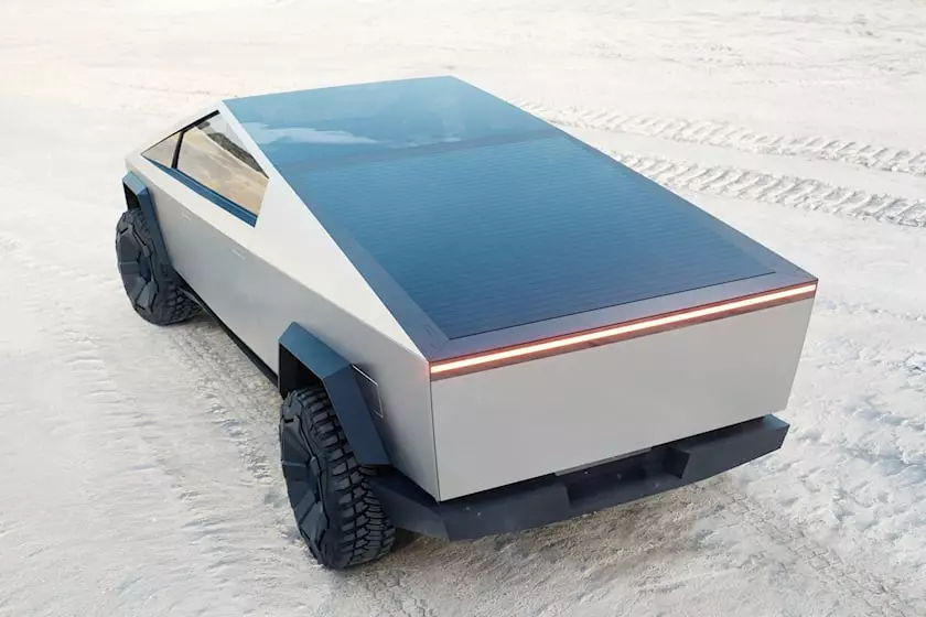 2022 Tesla Cybertruck Pohled zezadu