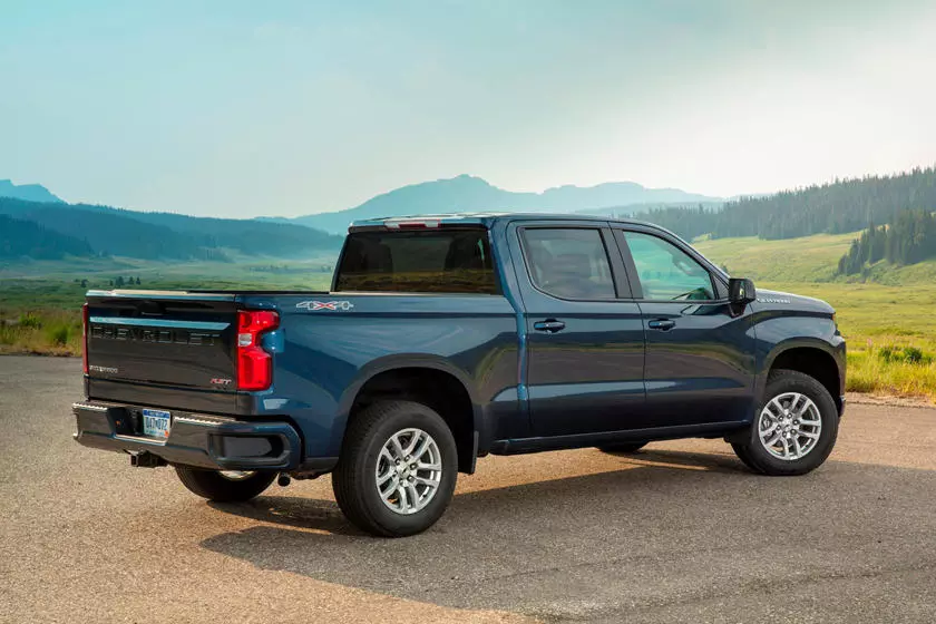 2019-2021 Chevrolet Silverado 1500 Rear Angle View