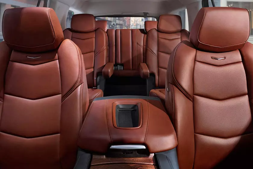 Descripción general del interior del Cadillac Escalade 2015-2020