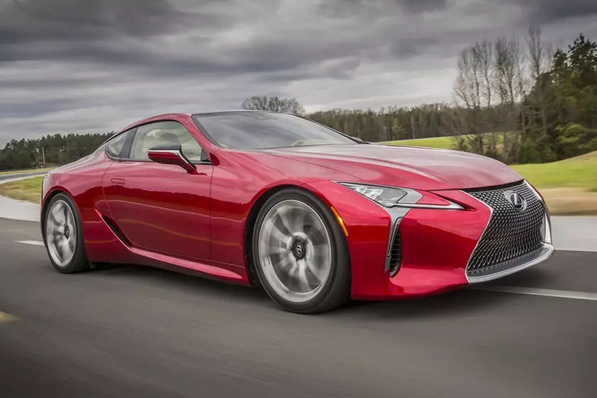 2018-2020 Lexus LC 500 Front View Driving