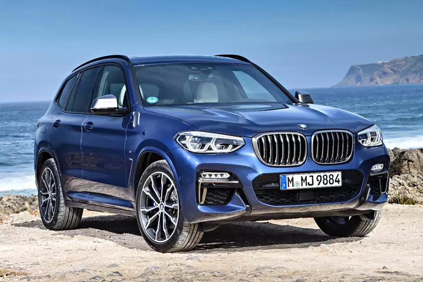 2018-2020 BMW X3 সামনের দৃশ্য