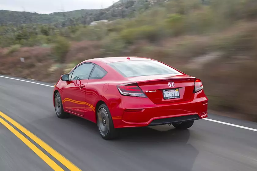 2014-2015 Honda Civic Coupe Rear Angle View