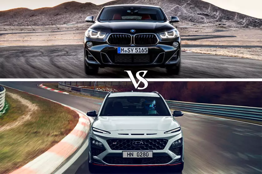 Hyundai Kona N vs. BMW X2 M35i: Sporty Crossover Clash 26956_1