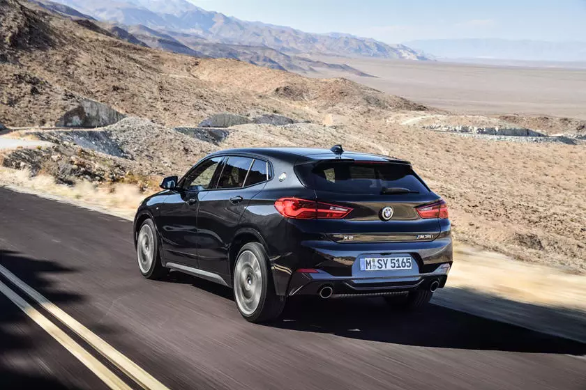 2019-2022 BMW X2 M35i Rear View Driving