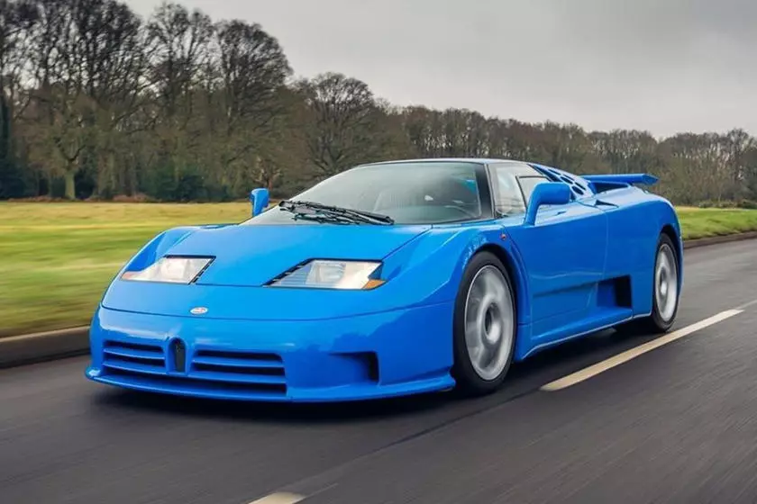 Супер сирек Bugatti EB110 SS 90-шы ретро керемет 26984_4