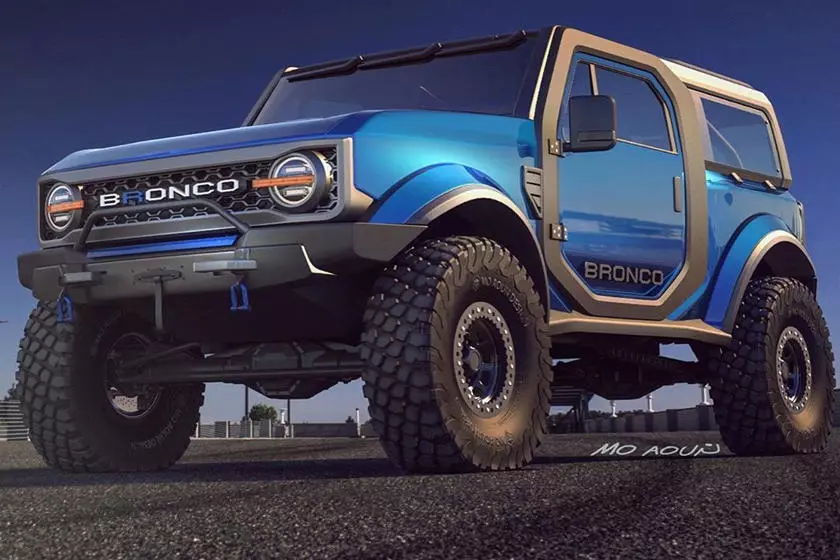 Ford Bronco spekulativ gjengivelse