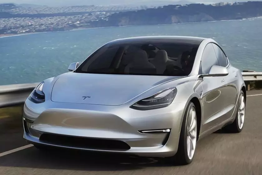 Sadaya-Wheel Drive Modél Tesla 3 Spésifikasi Kinerja tungtungna diungkabkeun 27191_1