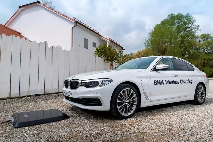 Carregamento sem fio híbrido plug-in BMW Série 5 2018-2020