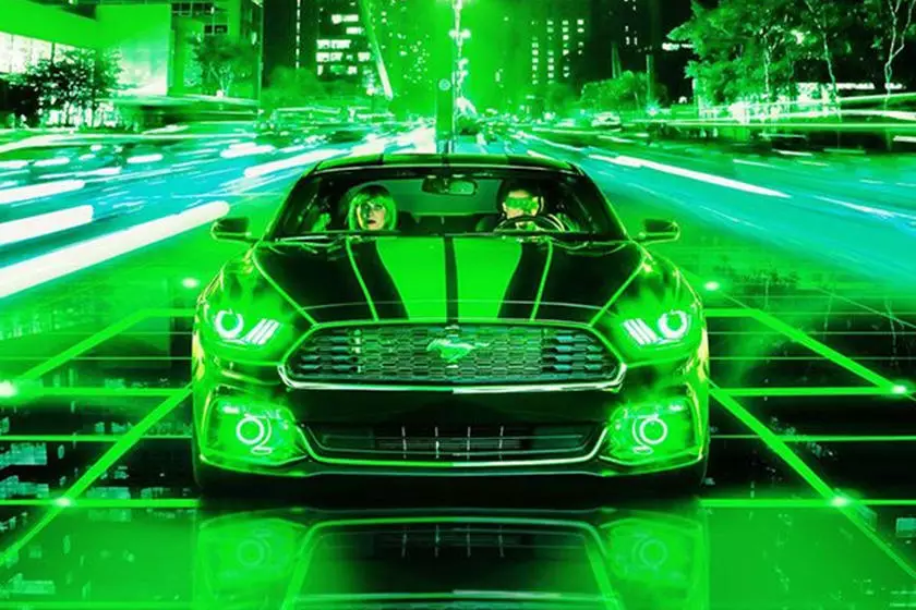 រថយន្ត Ford Mustang ដែលត្រូវបានបំផុសគំនិតដោយ Tron គឺចេញពីពិភពលោកនេះ។