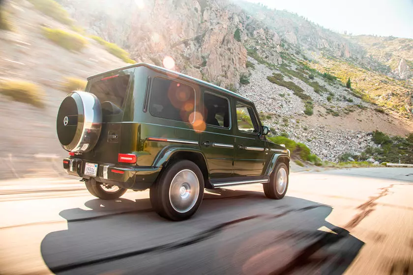 2019-2020 Mercedes-Benz G-Class G550 Арткы көрүнүшү Айдоо