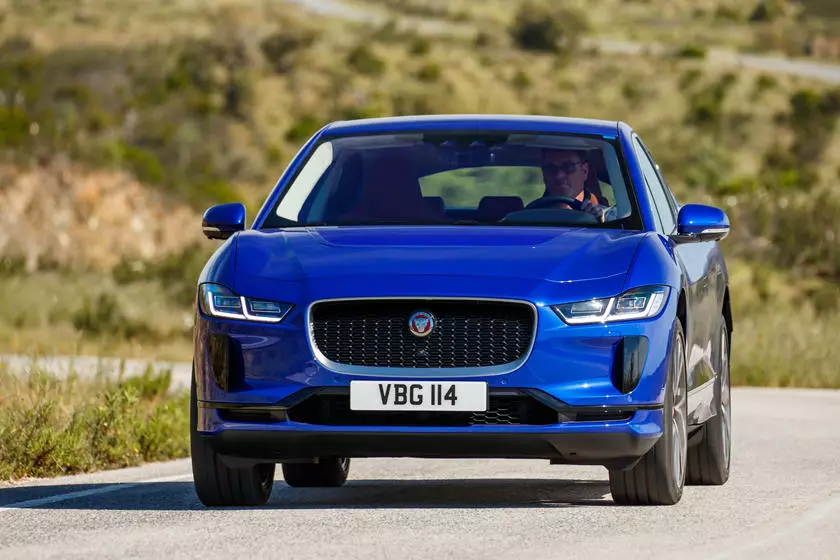 2019-2020 Jaguar I-Pace فرنٹ ویو ڈرائیونگ