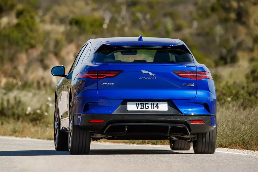 2019-2020 Jaguar I-Pace Rear View Driving