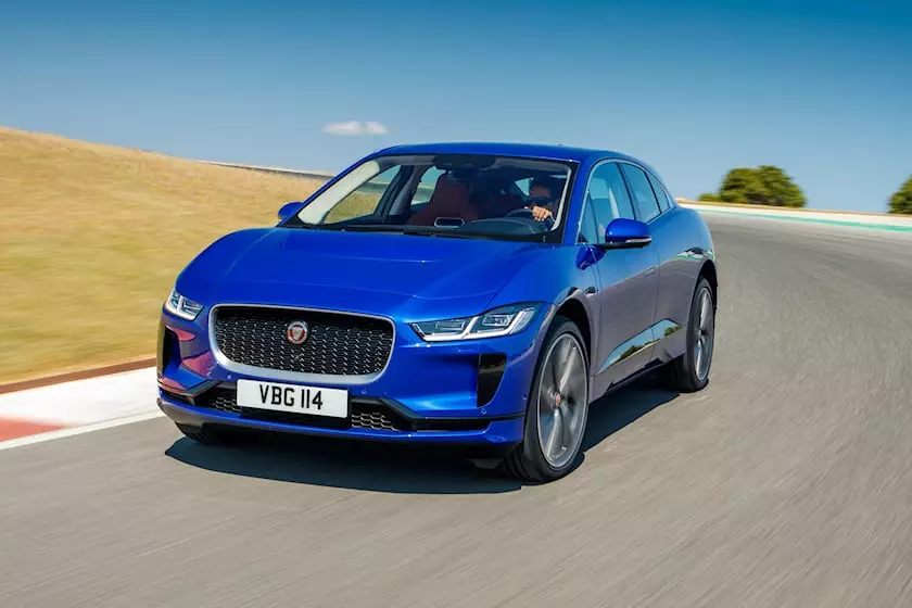 ការបើកបររថយន្ត Jaguar I-Pace Front View ឆ្នាំ 2019-2020