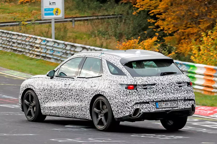 2021 Genesis GV70 Rear View Driving