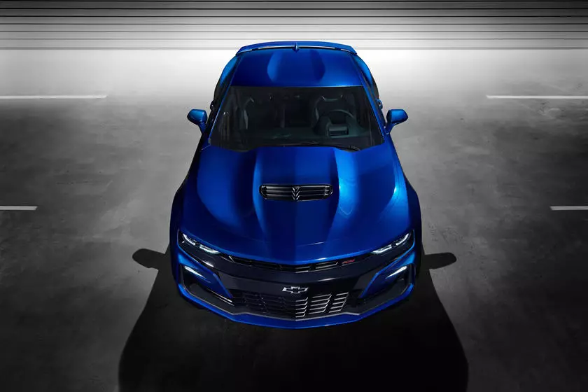 2019-2021 Chevrolet Camaro Coupé Vista dall'alto