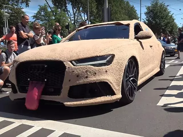 Audi RS6 dirobih janten gerbong Shaggin Belet sareng Dumber 2794_1