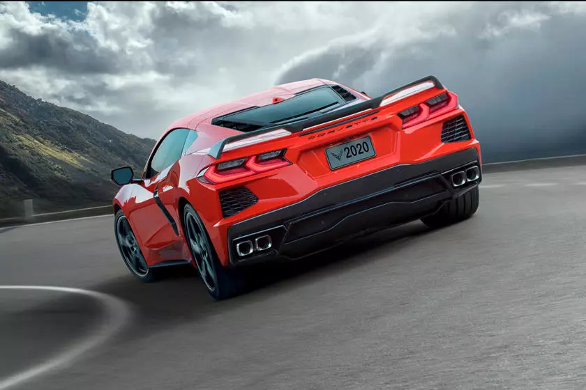 2020-2021 Chevrolet Corvette C8 Возење со заден поглед