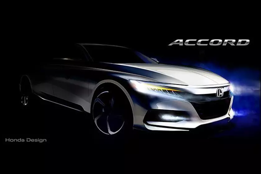 Honda Accord თიზერი ასახავს დრამატულ ახალ დიზაინს