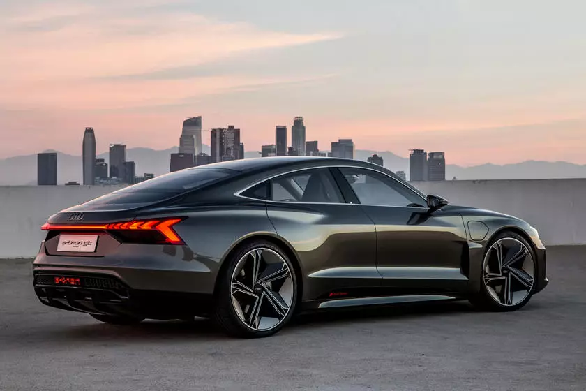 Audi e-tron GT 2021 Πίσω γωνιακή όψη