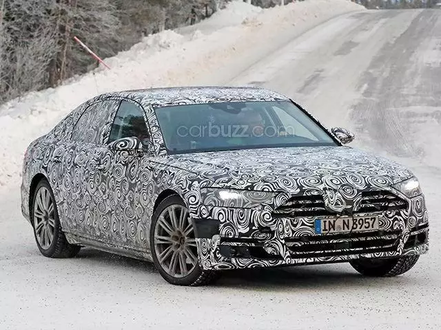 Audi A8-ka cusub wuxuu ogaan doonaa kuuskuus ka hor inta uusan ku dhicin iyaga 2844_1