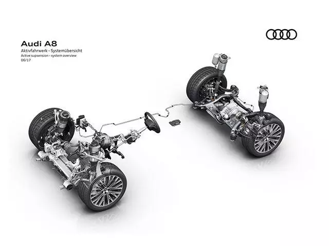 Naujasis „Audi A8“ aptiks iškilimus dar nepasiekdamas 2844_2