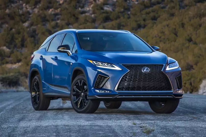 2020-2022 Hybridný Lexus RX Pohľad dopredu