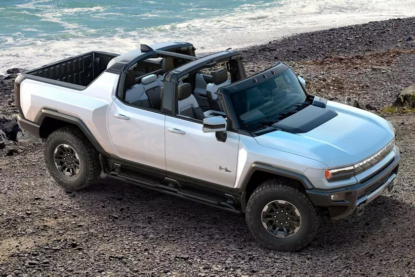 2022 GMC Hummer Top View