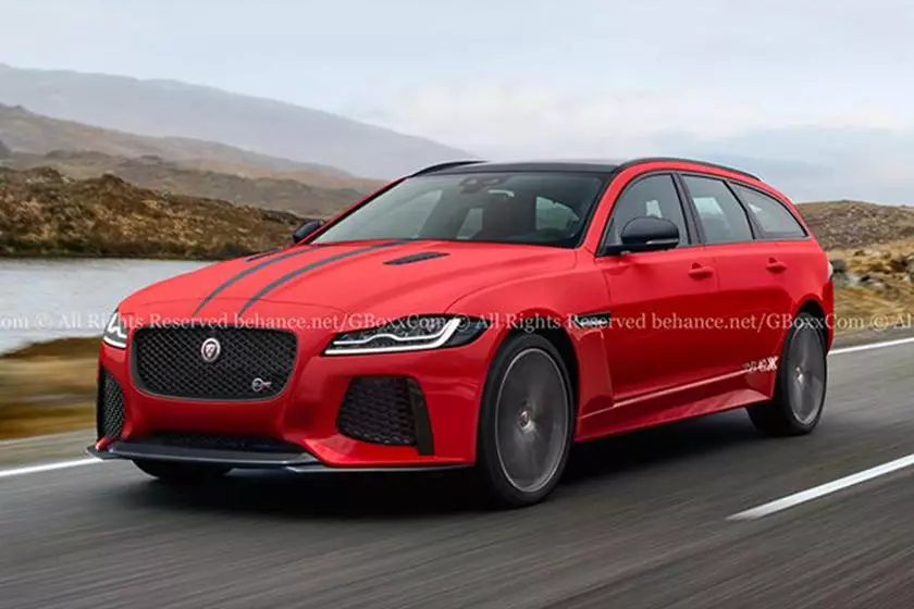 Litte wy allegear Jaguar kollektyf freegje om dizze XF Sportbrake SVR te bouwen