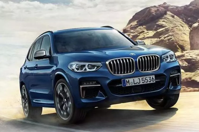 Aquí está el nuevo BMW X3 2018 un día antes de que se supone que lo veas