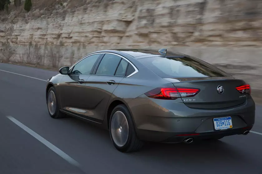 2018-2020 Buick Regal Sportback Rear Angle in Motion