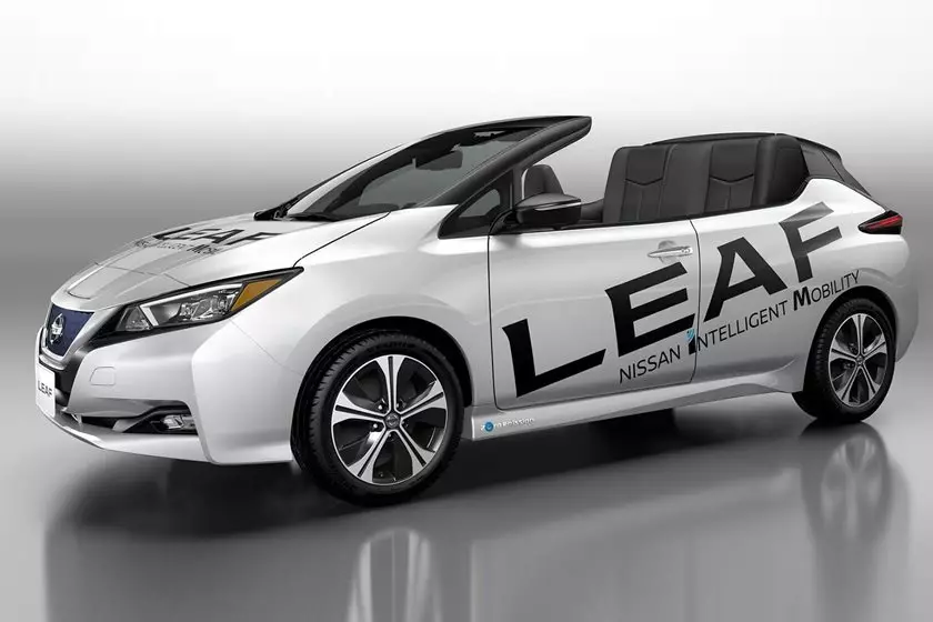 Nissan Leaf kabriolet je bizaran način da se proslavi prekretnica u prodaji 28871_1