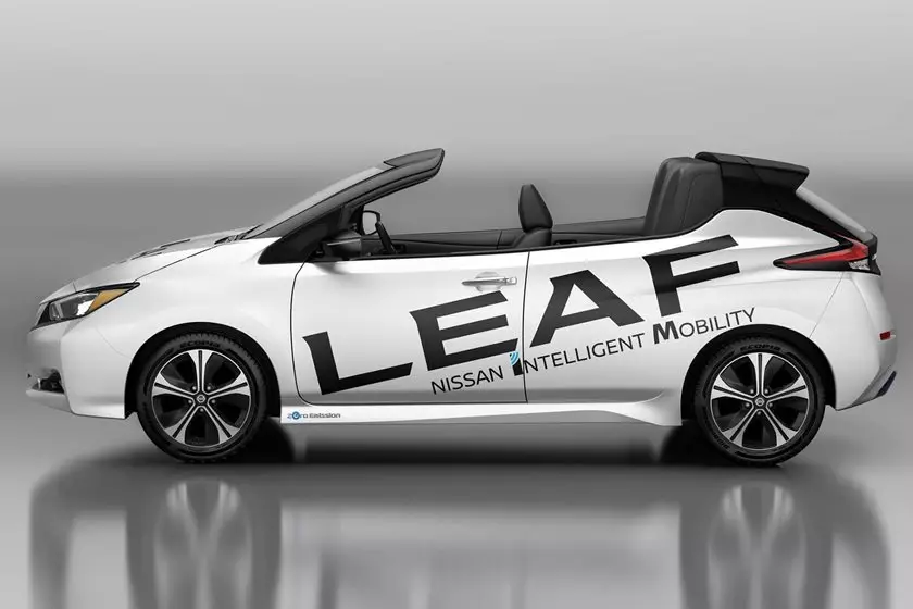 Nissan Leaf kabriolet je bizaran način da se proslavi prekretnica u prodaji 28871_3