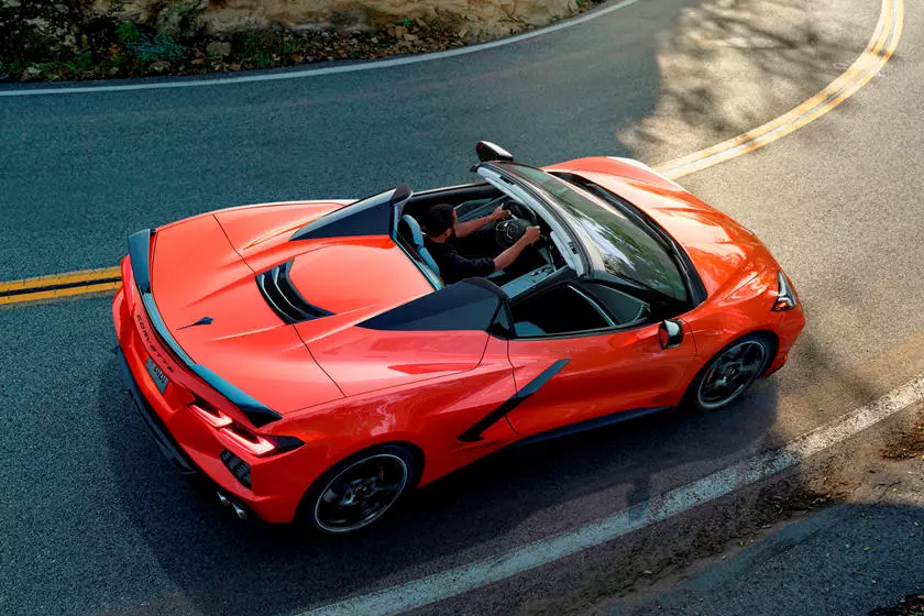 2020-2021 Chevrolet Corvette Stingray na-agbanwe agbanwe mepere emepe