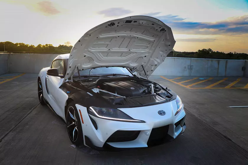 Toyota Supra Open Hood ឆ្នាំ 2021