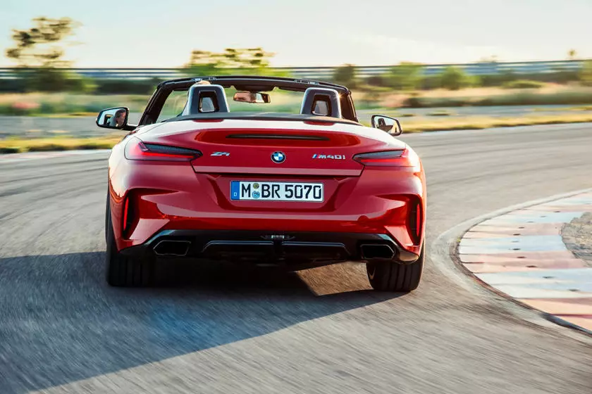 Vedere din spate BMW Z4 Roadster 2019-2021