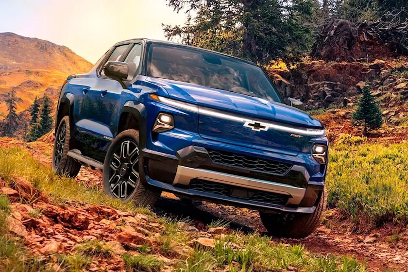 2024 Chevrolet Silverado 1500 EV Front View Driving